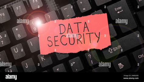 Hand Writing Sign Data Security Internet Concept Confidentiality Disk Encryption Backups