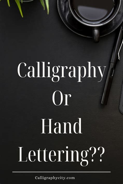 What Is The Difference Between Calligraphy And Hand Lettering Artofit