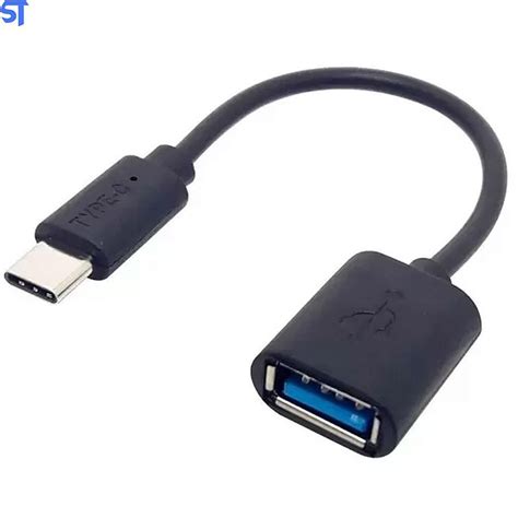 Cabo Otg Micro Usb Preto S K Sobraltech
