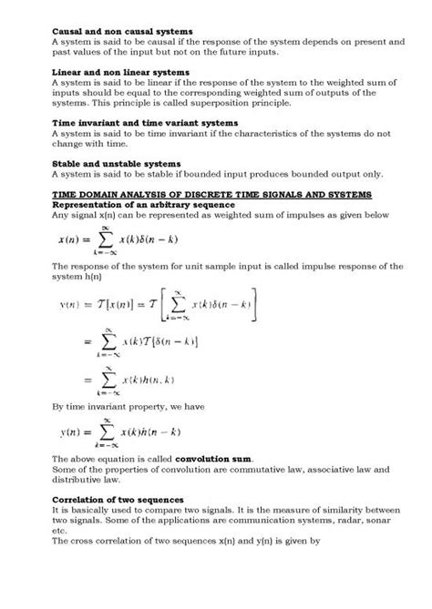 classification of discrete time signal 178983 discrete time signals