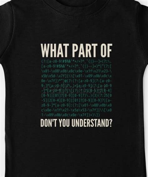 What Part Of Dont You Understand Email Regex Coder Humor Geeksta