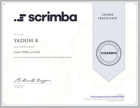 Yazhini R On Linkedin Html Css Coursera Scrimba Webdevelopment