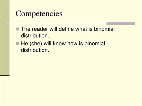 Ppt Biostatistics Course Part 5 Binomial Distribution Powerpoint