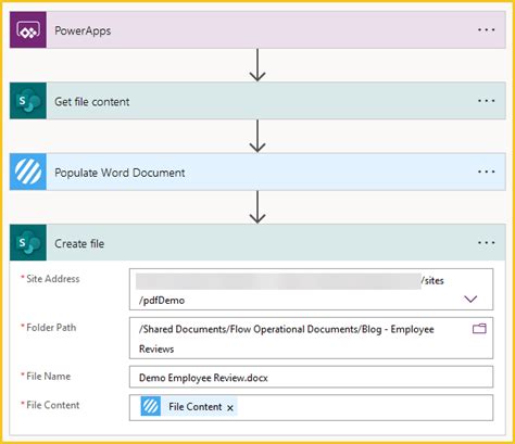 Populate A Word Or Pdf Document Using Power Automate V2