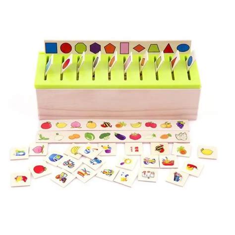 Wooden Knowledge Classification Box Topk