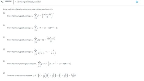 Solved Prove Each Of The Following Statements Using