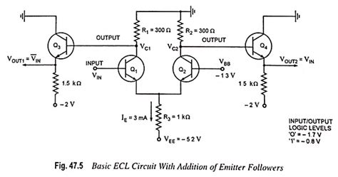 What Is Emitter Coupled Logic Ecl Circuit Eeeguide Com