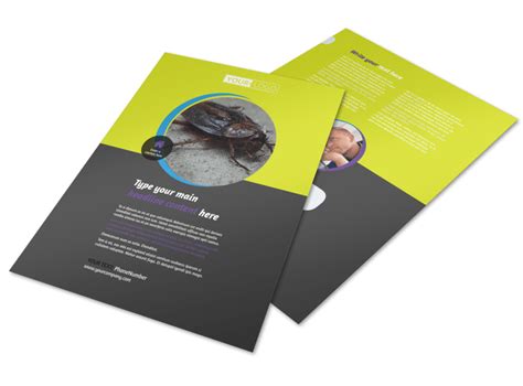 Pest Control Flyer Template Mycreativeshop