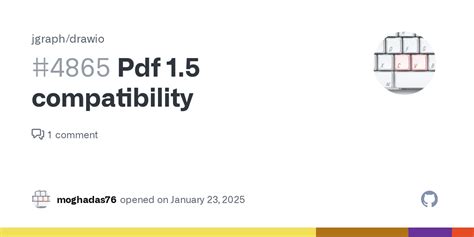 Pdf 15 Compatibility · Issue 4865 · Jgraphdrawio · Github