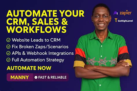 Automate Your Crm Sales And Workflows With Make Zapier Or Gohighlevel