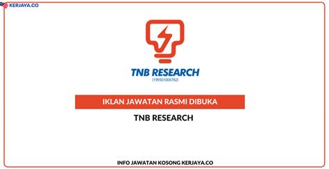 Jawatan Kosong Terkini Tnb Research Sdn Bhd ~ Internship Programme • Kerja Kosong Kerajaan And Swasta