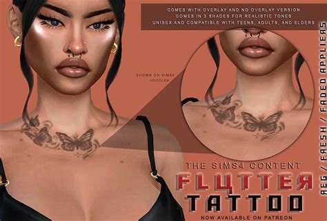 Hoodlem Creating Ts4 Sims4 Cc Ts4cc Sims Tattoo Tattoos Sk Patreon In 2023