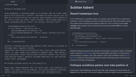 Markdown Editor For Windows With Live Rendering In The Editing Pane