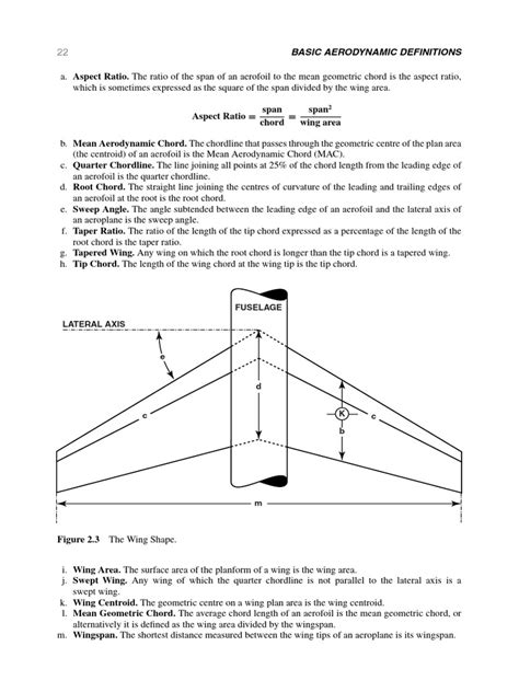 Basic Aerodynamic Definitions Pdf