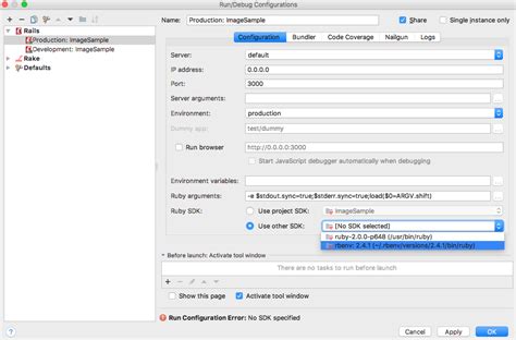 Rubymine No Rails Found In Sdk というエラーが出た Ruby Qiita