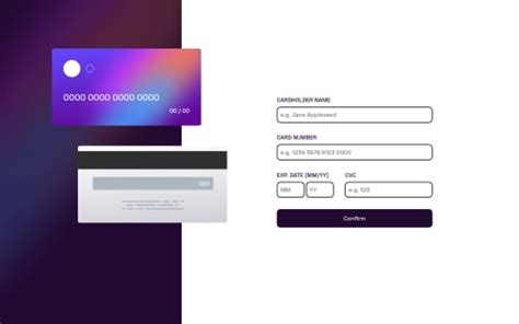 Frontend Mentor Interactive Card Form With Htmlcss Sass And