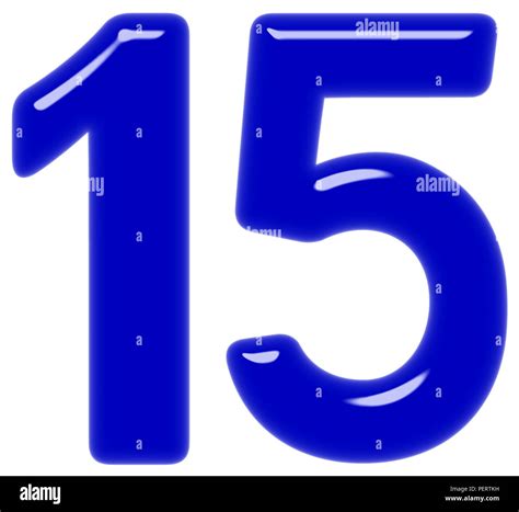 Number 15 Blue