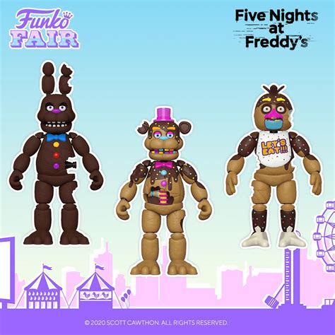 Funko Fair Five Nights At Freddys Action Figures Plush Funko Fanatics