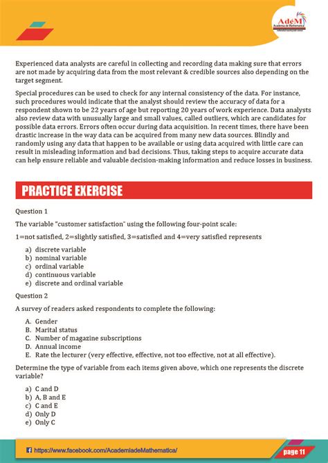 Basic Statistics Workbook Icrest Models