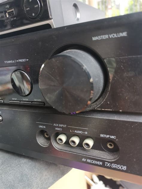Onkyo Av Receiver Txsr508 Can Power On All Button Working No Sound Audio Soundbars Speakers