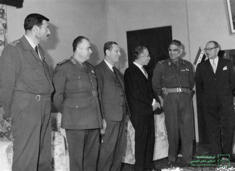 Seen On The Far Is Syrian Prime Minister Dr Maarouf Al Dawalibi Then