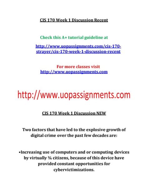 cis 170 entire course new pdf