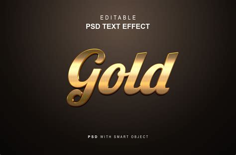 Artstation Gold Psd Fully Editable Text Effect Layer Style Psd