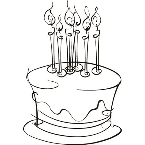 Birthday Cake Pencil Drawing At Getdrawings Free Download