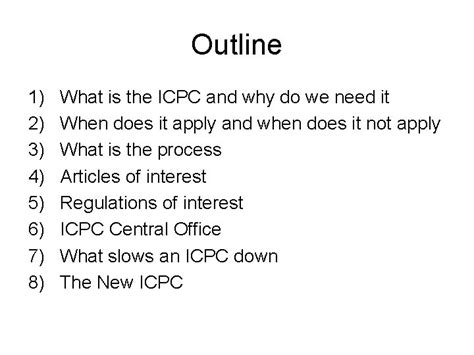Overview Of Icpc Process What The Guardian Ad