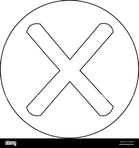 Wrong Mark Icon Stock Vector Image And Art Alamy