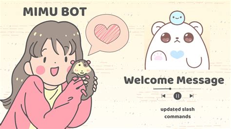 Setting Up Welcome Greet Message │mimu Bot │cute Easy And Detailed│updated Slash Command Youtube
