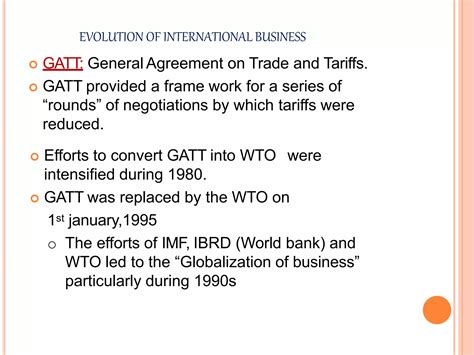 Evolution Of IB Module Pptx Business Business And Finance