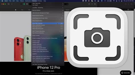 How To Take A Screenshot Of An Entire Webpage In Safari On A Mac