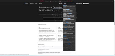 Header Search · Issue 7606 · Mdn Yari · Github