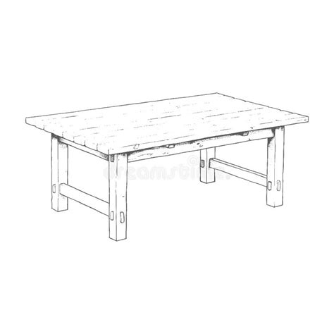 Vector Illustration Of Table And Table Symbol Stock Vector