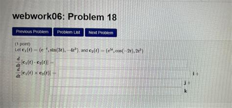 Solved Let C1 T Et Sin 3t −4t3 And