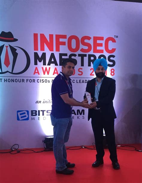 Raghubir Singh On Linkedin Hi Friends Received Infosec Maestros 2018 Award 71 Comments