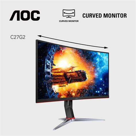 AOC C G VA Curved FHD Hz Ms FreeSync Premium Gaming Monitor Computers Tech Parts