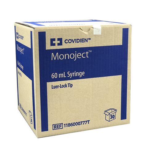 Monoject 60ml Luer Lock Syringe Dmr Supplies