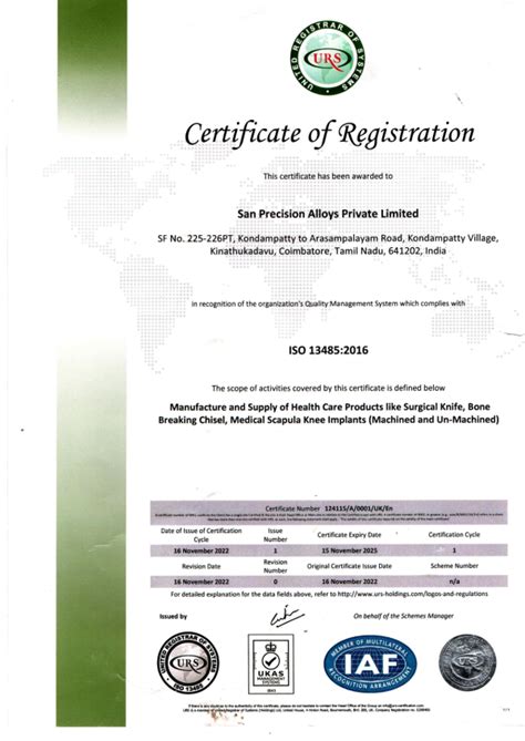 San Precision Alloys