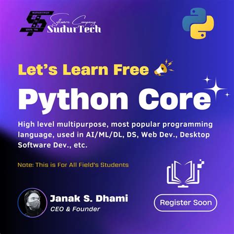 🚀will Be Lunching Course Soon 🔜 Python Core Course High Level