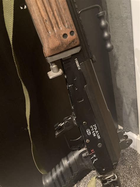 Painted The Engraved Markings On My Ics Galil Rairsoft