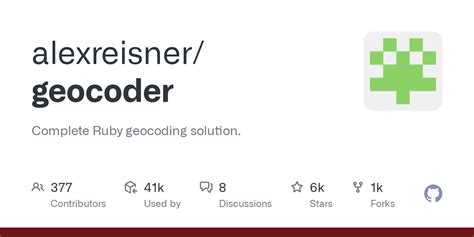 Github Alexreisnergeocoder Complete Ruby Geocoding Solution