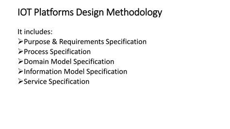 Solution Iot Design Methodology With Case Study Studypool