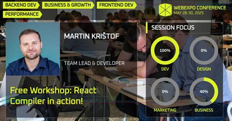 Free Workshop React Compiler In Action Webexpo Conference