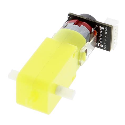 Electric Motor Tt Gear Motor 3v 6v With Encoder And Wheel Double Shaft Buy Cheap Online