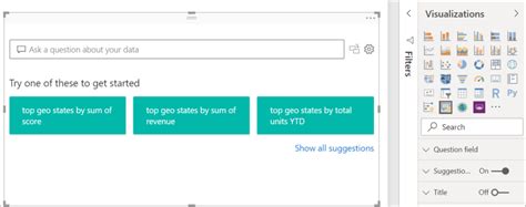 レポートで Qanda 視覚エフェクトを作成する Power Bi Microsoft Learn