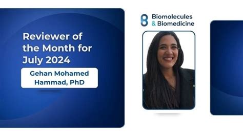 blog reviewer of the month hammad biomolbiomed viewpoints