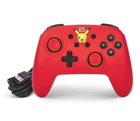 Wired Basic Controller Nintendo Switch Laughing Pikachu Manette Power A Pokemon