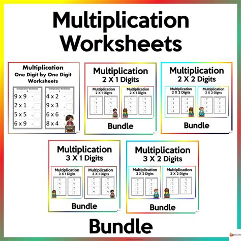 Multiplication Worksheets Mega Bundle Made By Teachers